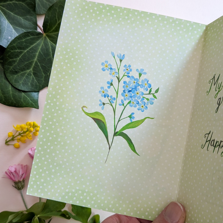 Carte Love de Katie Daisy – Octobre en Juillet
