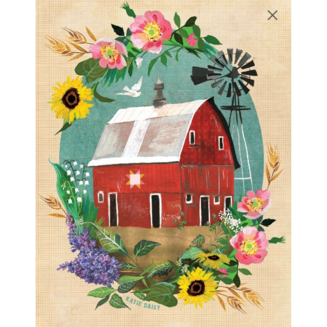 Affiche Grange - Katie Daisy – Octobre en Juillet